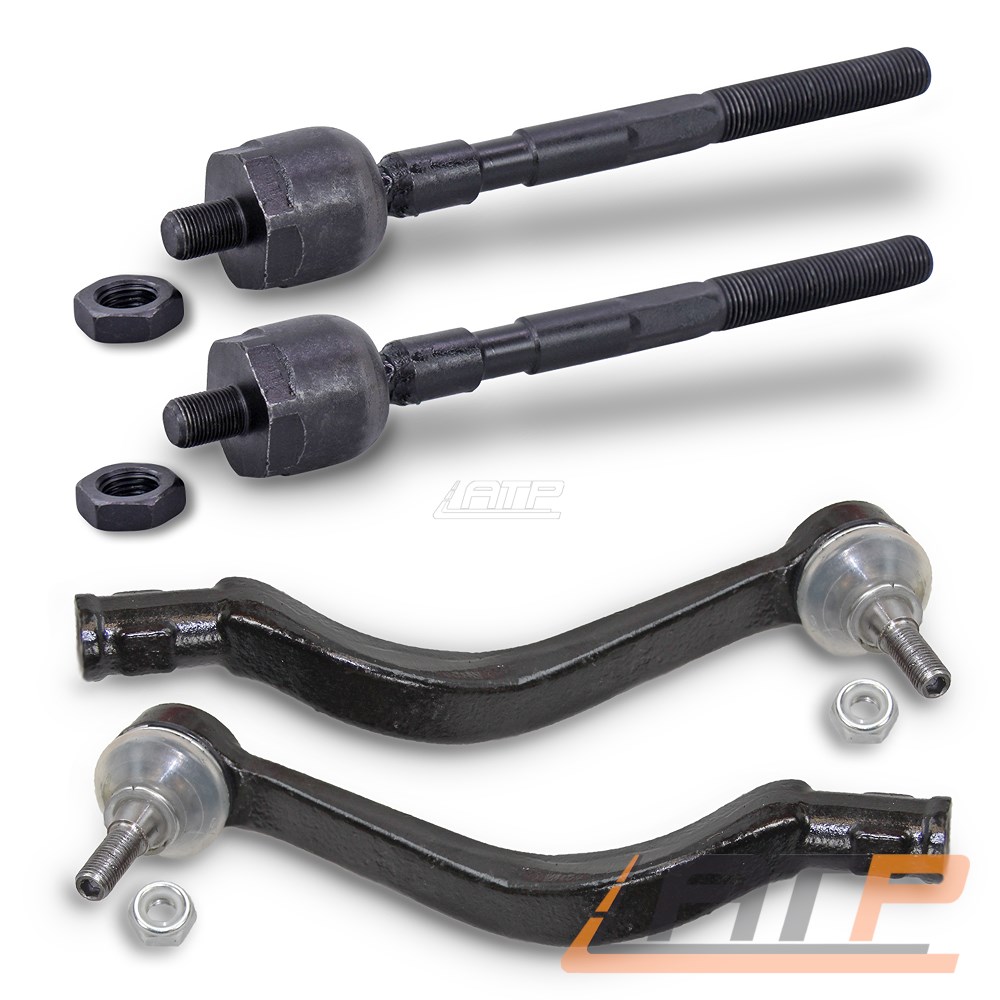 2x SPURSTANGENKOPF +SPURSTANGE AXIALGELENK VORNE FÜR DACIA LOGAN ...