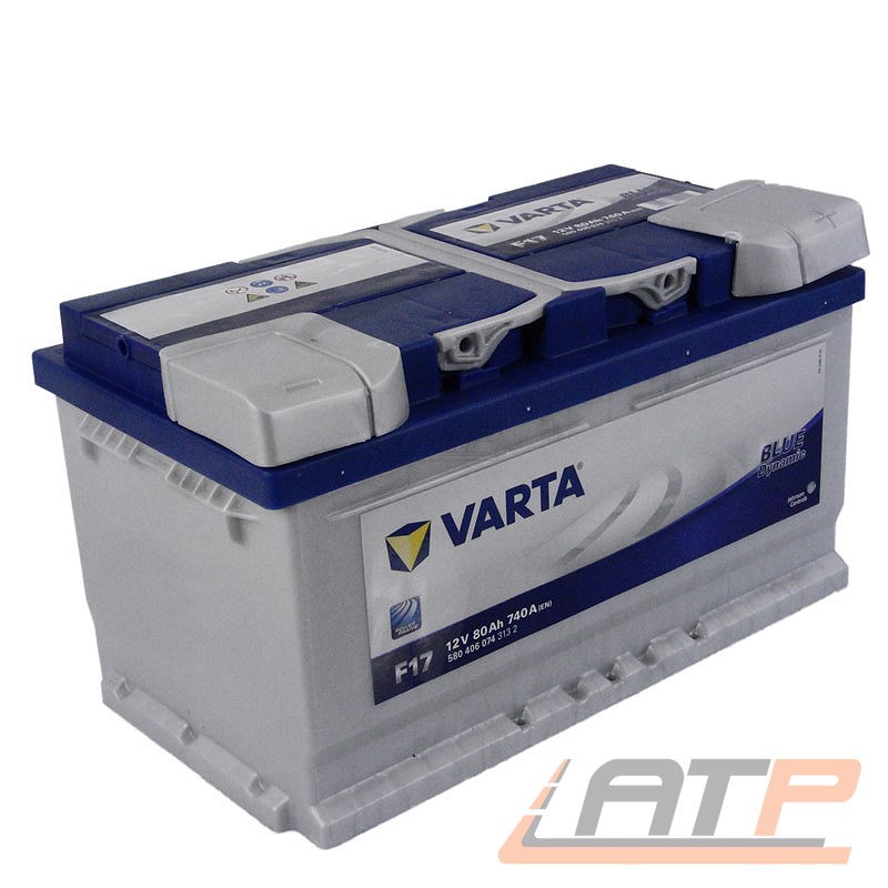 VARTA AUTOBATTERIE 12V 80Ah STARTERBATTERIE 740A INKL LIQUI MOLY BATTERIEPOLFETT | eBay