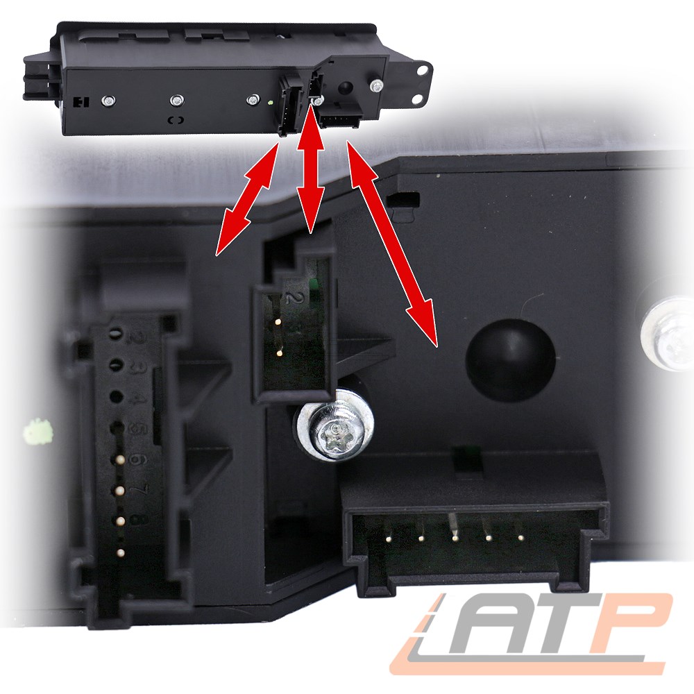SCHALTER FENSTERHEBER 12-POLIG FÜR MERCEDES SPRINTER 3,5-T 3-T 4,6-T 5 ...