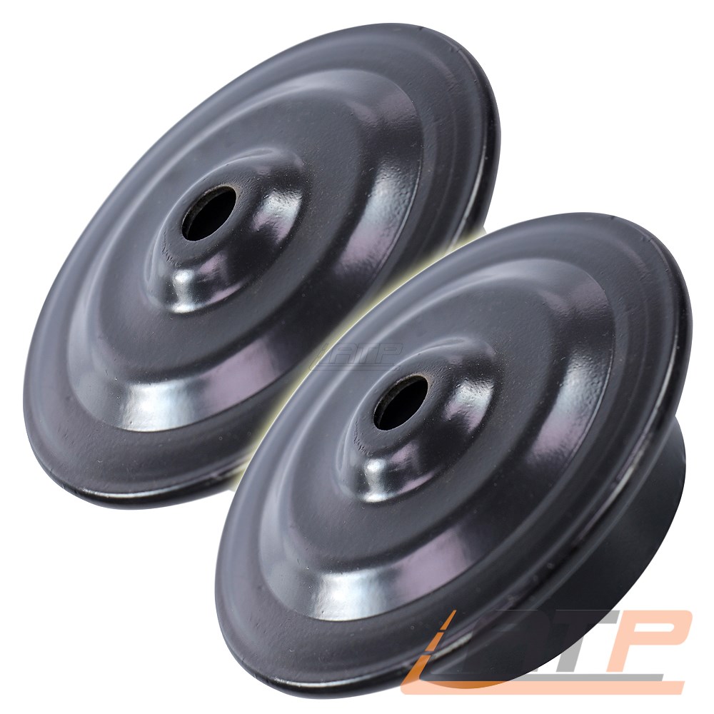 2x FEDERTELLER FEDERBEINTELLER HINTEN OBEN FÜR VW POLO 6N 6N1 6N2 6K BJ ...