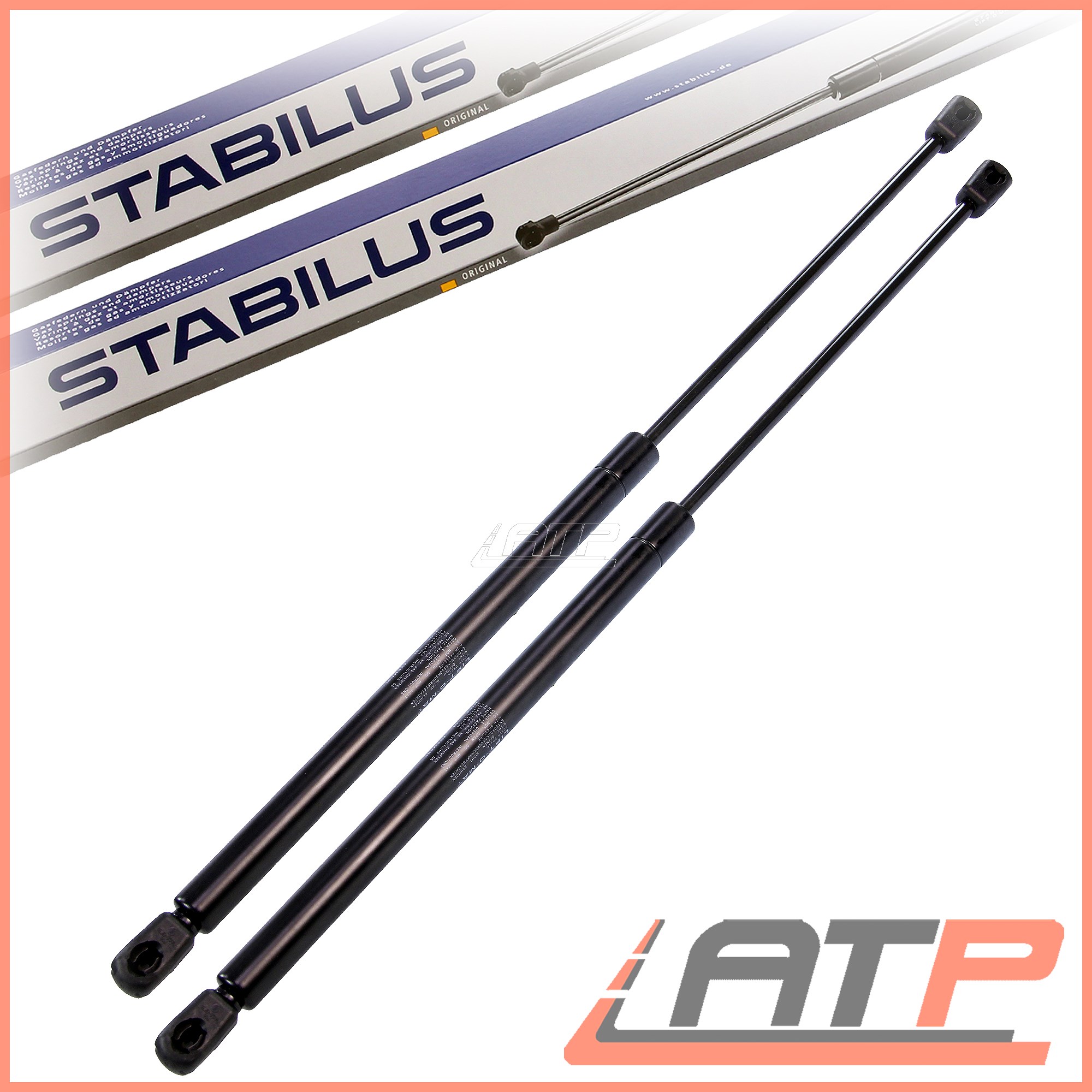 2X STABILUS GAS SPRING TAILGATE BOOT CARGO L545 320N VOLVO 940 960 MK 1 ...
