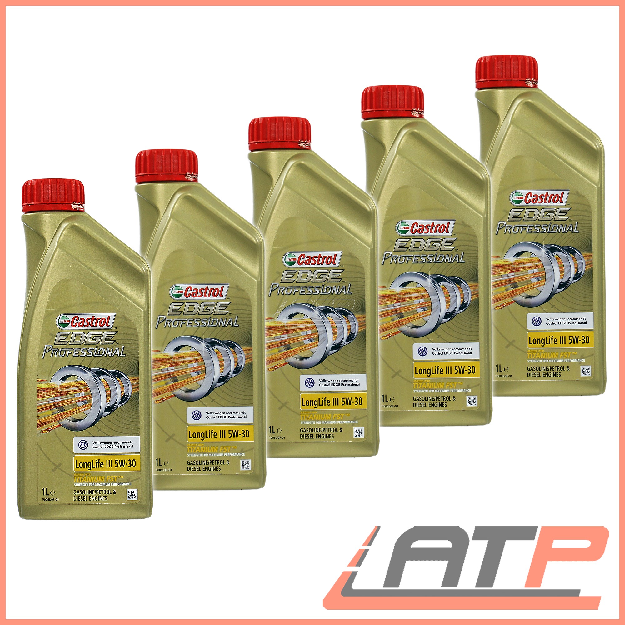 1 Litre Castrol Edge Professional LL III 5w-30 Engine-oil VW ACEA C3 ...