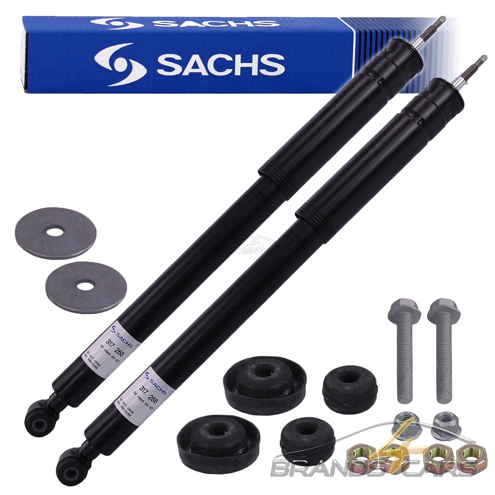 SACHS 2x STOßDÄMPFER HINTEN FÜR MERCEDES BENZ C-KLASSE W203 S203 CL203 ...