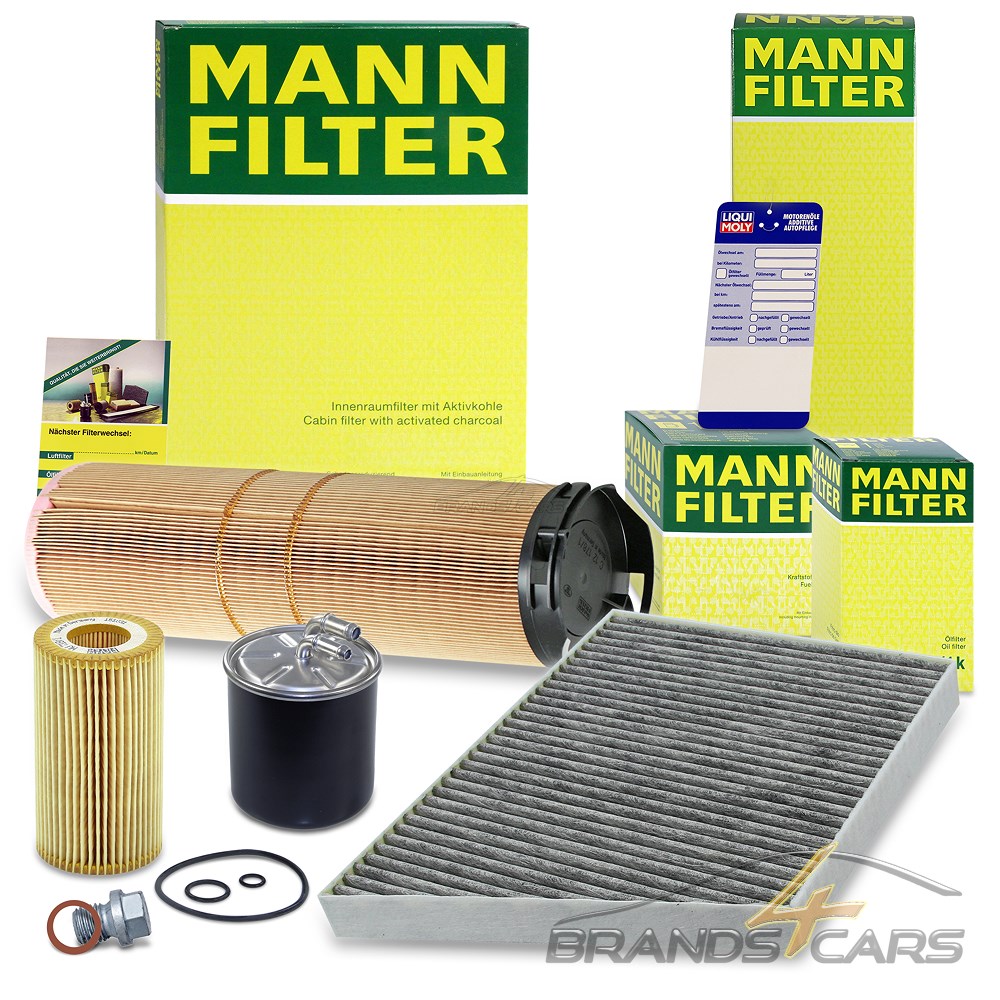 MANN-FILTER INSPEKTIONSPAKET FILTERSATZ B FÜR MERCEDES E-KLASSE W211 ...